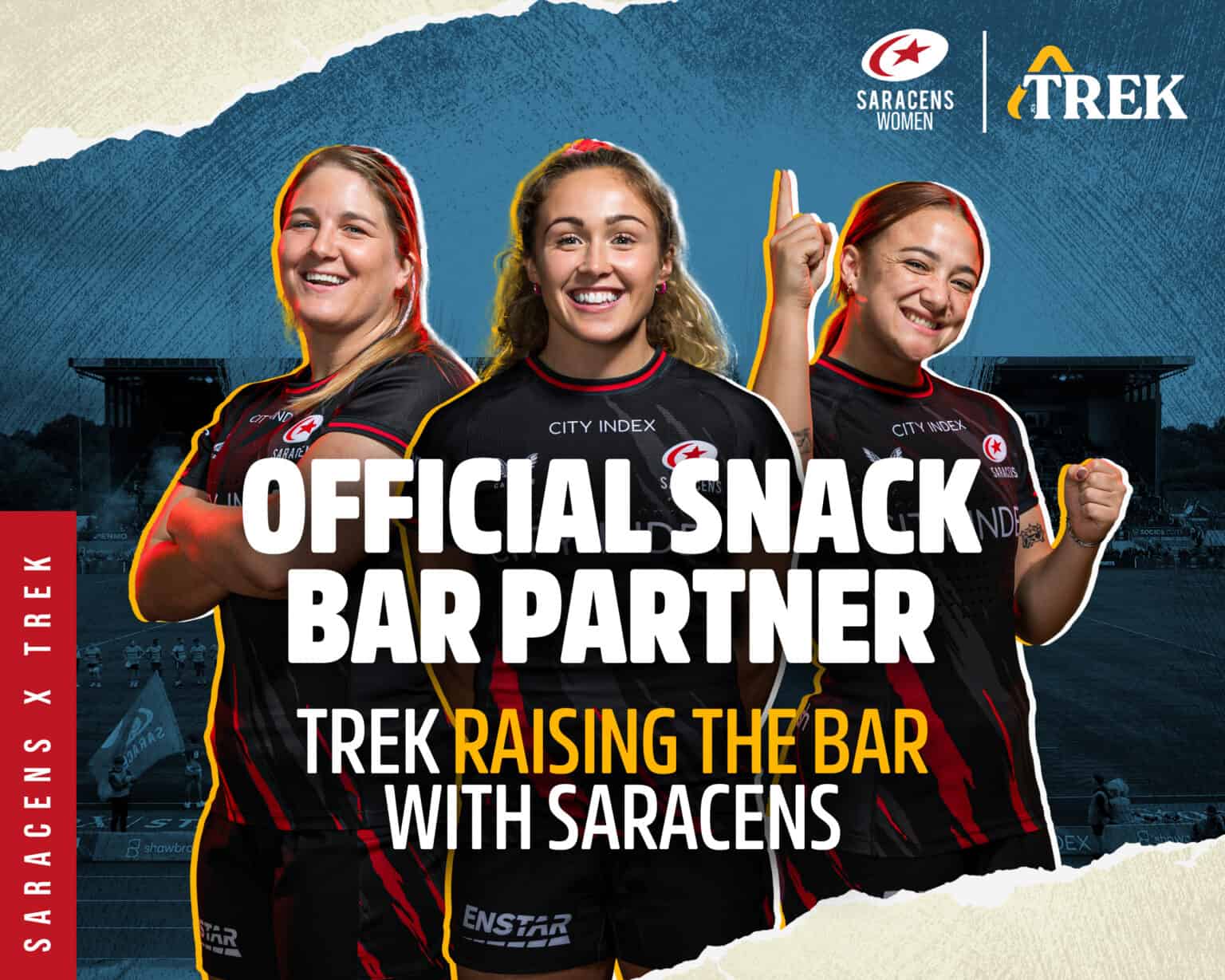 SARACENS WOMEN ANNOUNCE NEW PARTNERSHIP WITH TREK AS OFFICIAL SNACK BAR ...